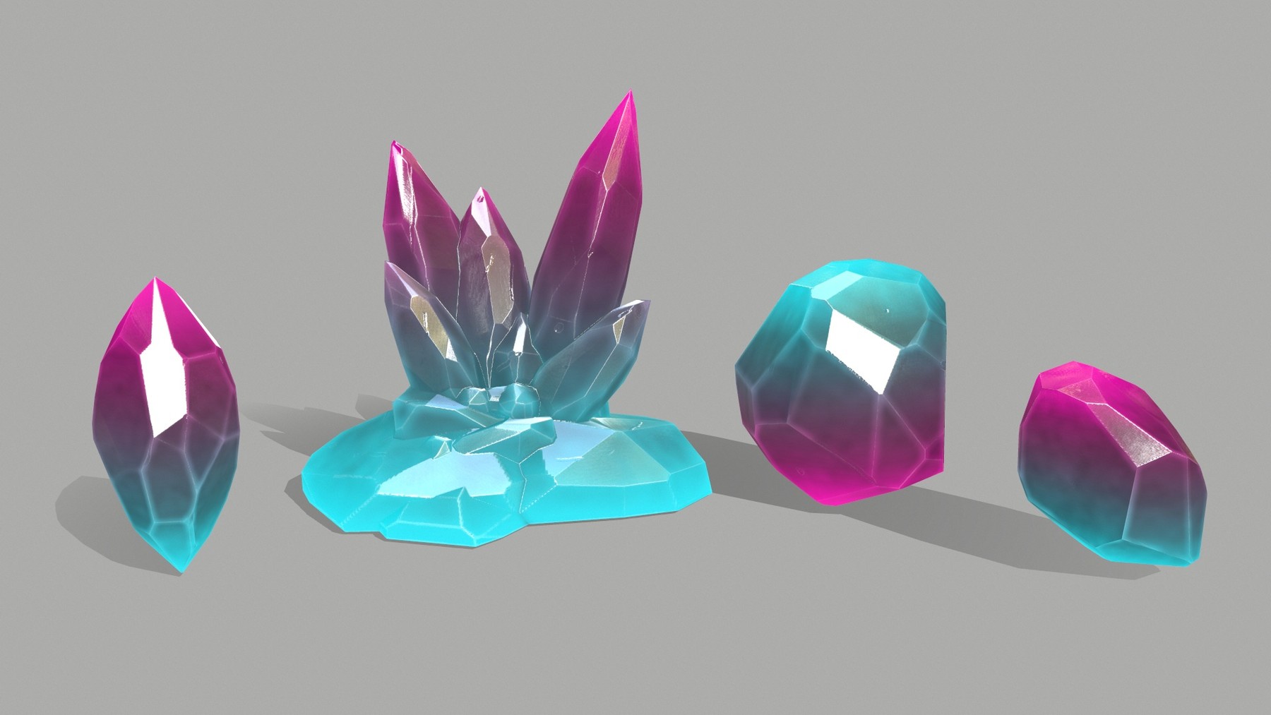ArtStation - Crystal Set | Game Assets
