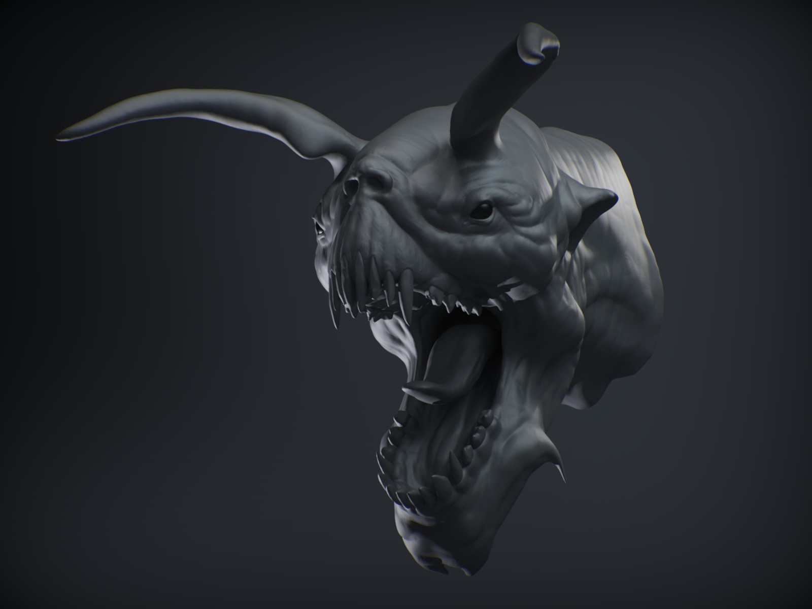 ArtStation - 15 Demon Heads | Resources