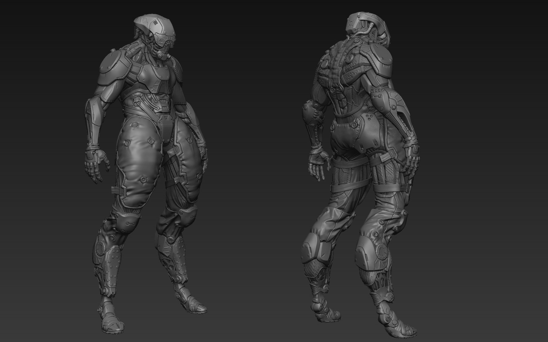 ArtStation - Droid 02 Zbrush Concept | Resources