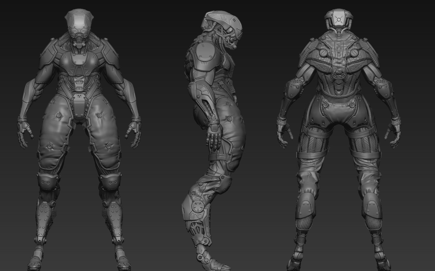 ArtStation - Droid 02 Zbrush Concept | Resources