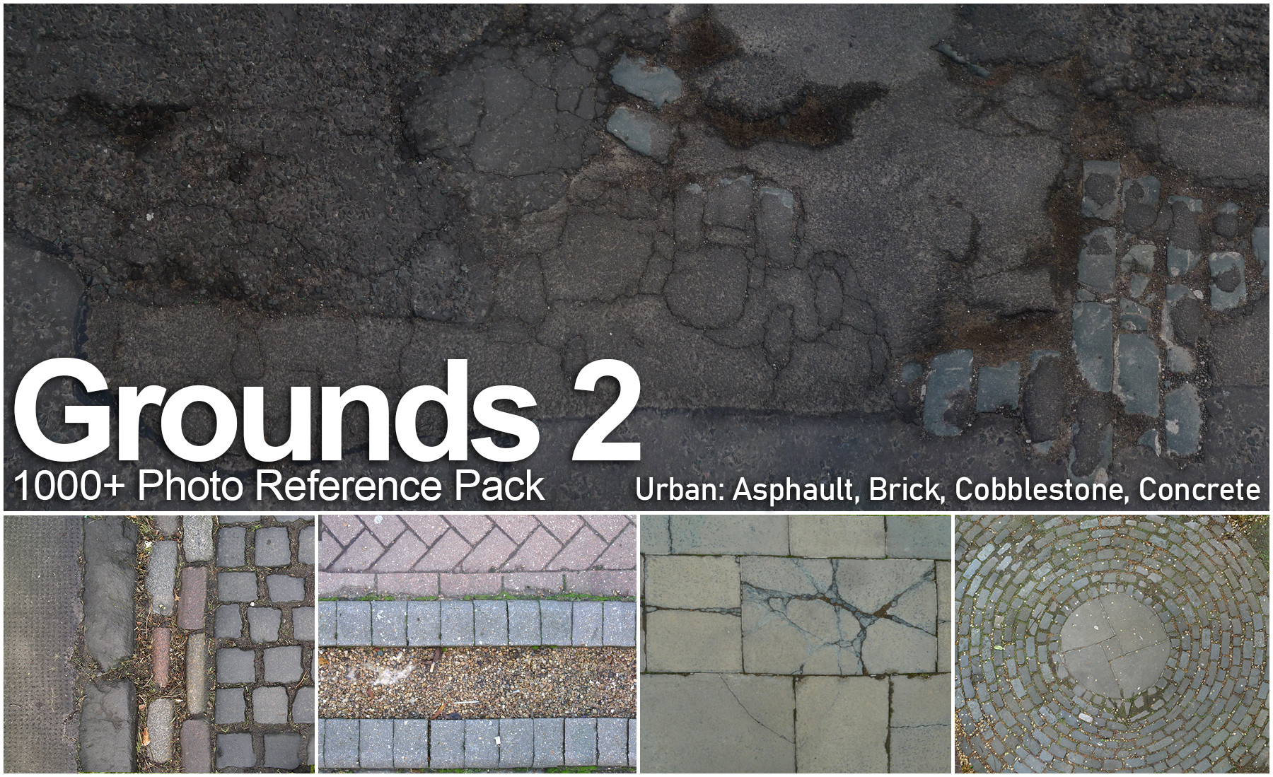 ArtStation - Ground Texture Reference 2 - Urban | Resources