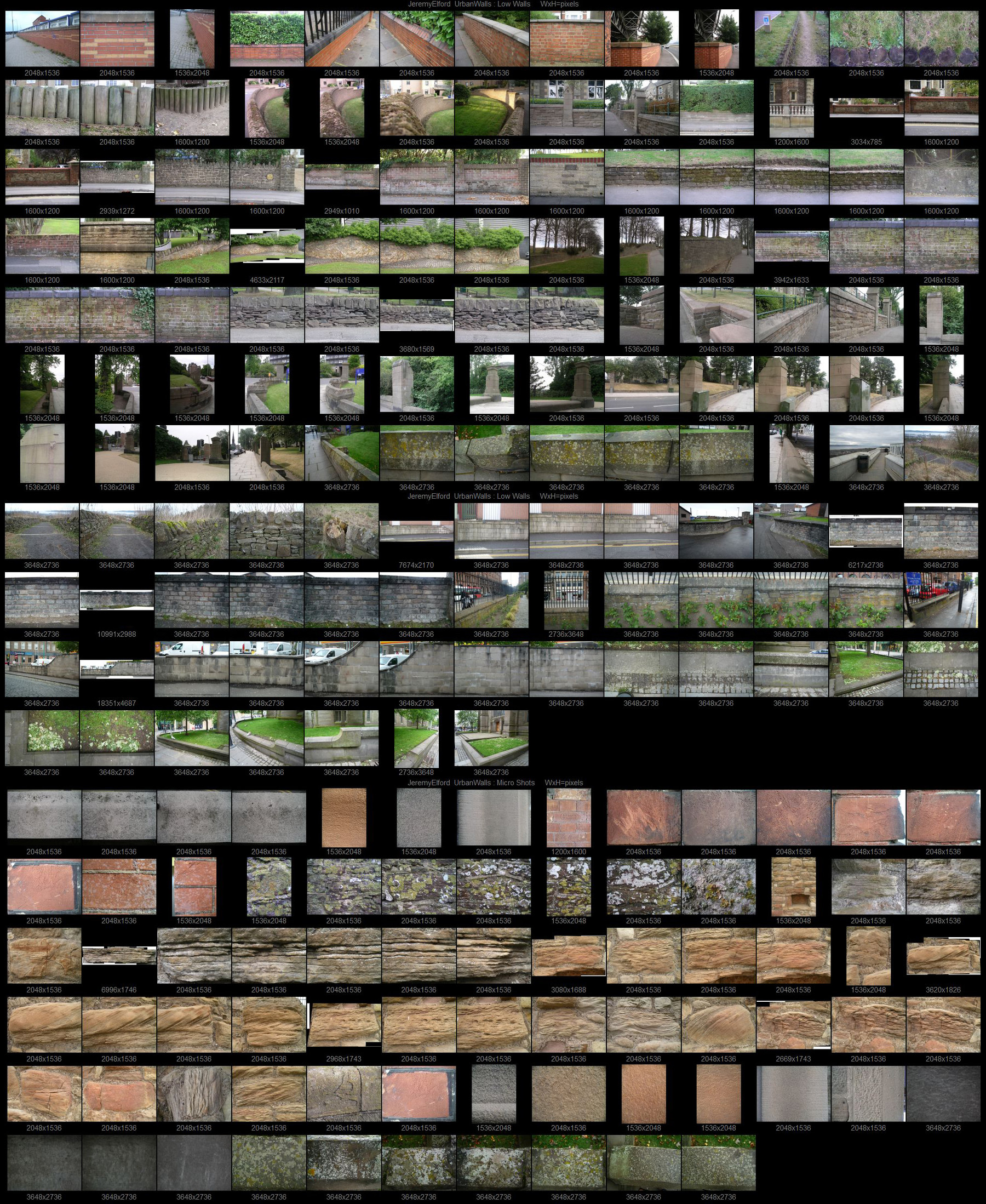 ArtStation - Wall Texture Reference 1 | Resources