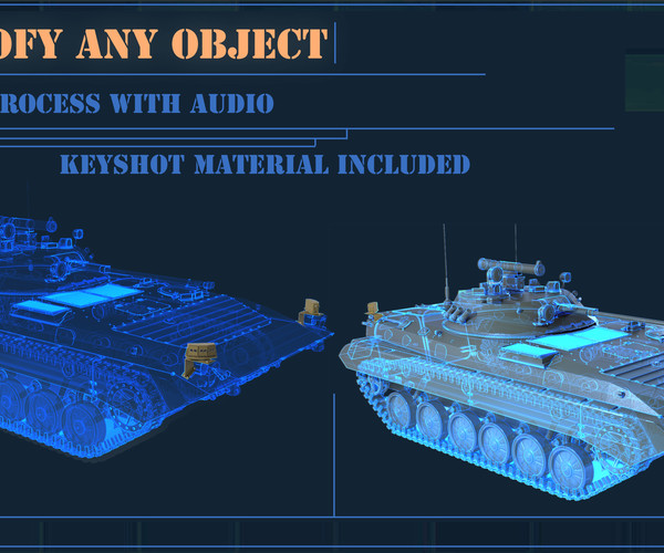 ArtStation - Holo Effect (Holofy anything)(Tank Tutorial) | Tutorials