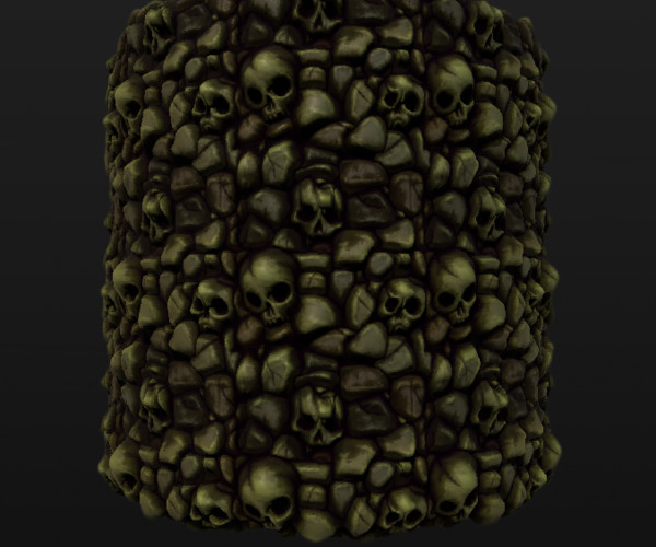 ArtStation - PMT Stylized Skull Texture | Resources