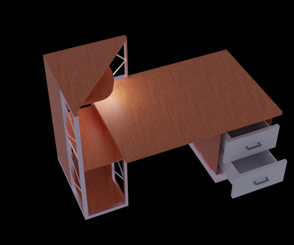 ArtStation - Wood Desk - With Textures and Materials | Resources