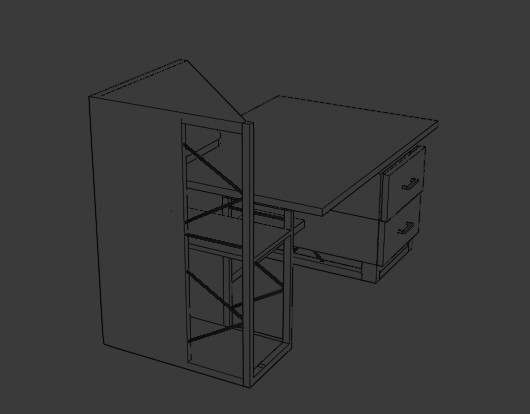 ArtStation - Wood Desk - With Textures and Materials | Resources