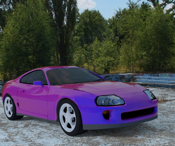 ArtStation - Blender Toyota Supra | Resources