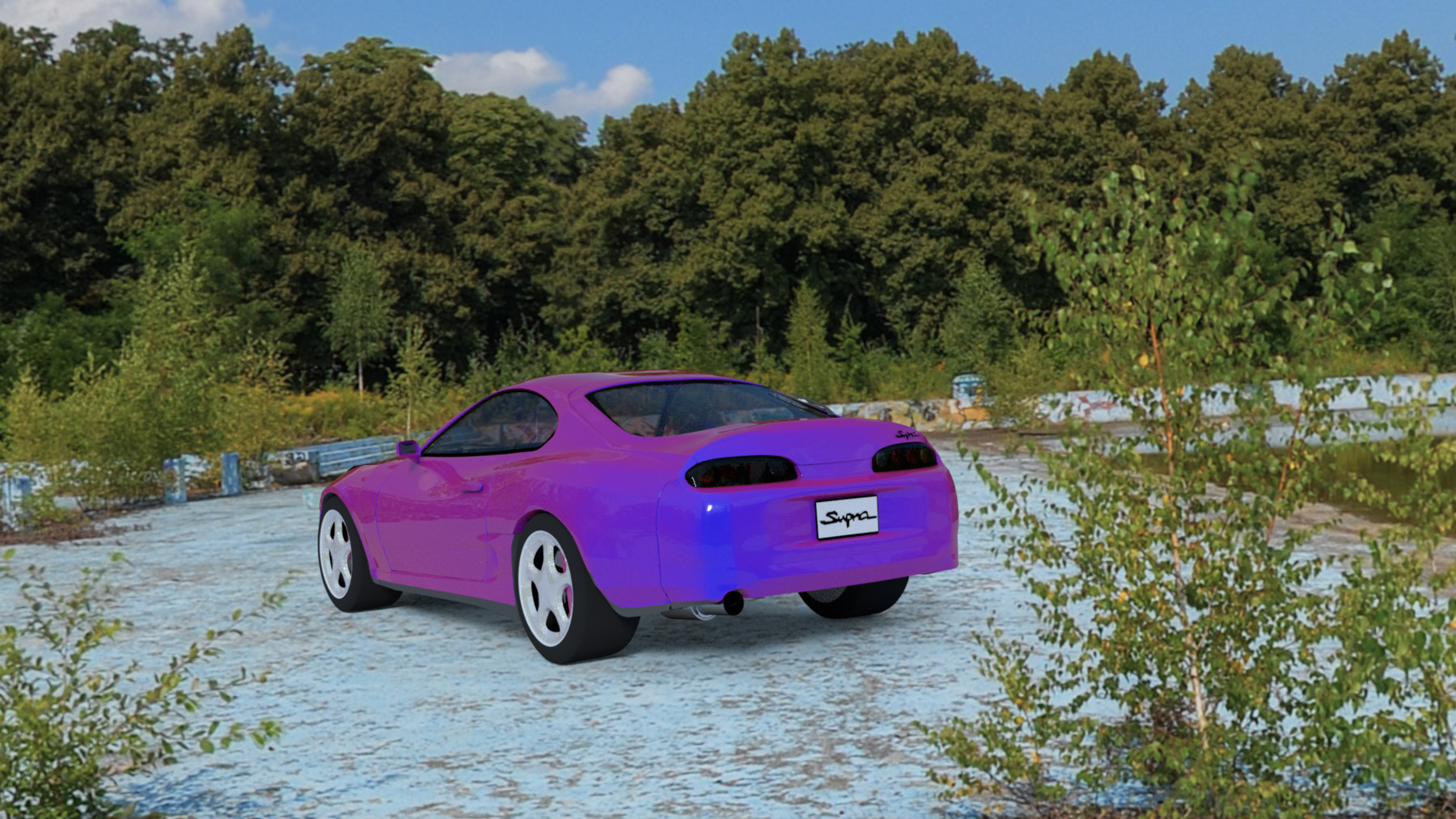 ArtStation - Blender Toyota Supra | Resources