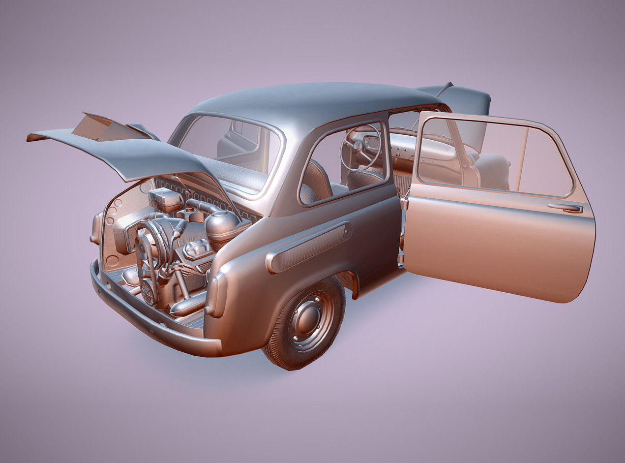 ArtStation - ZAZ-965 | Game Assets