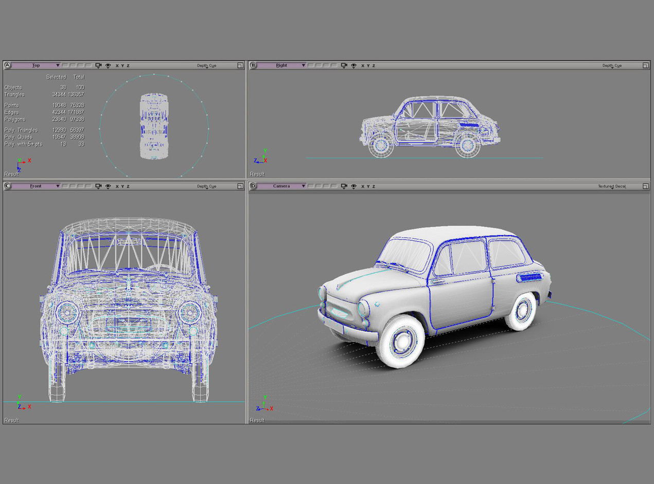 ArtStation - ZAZ-965 | Game Assets