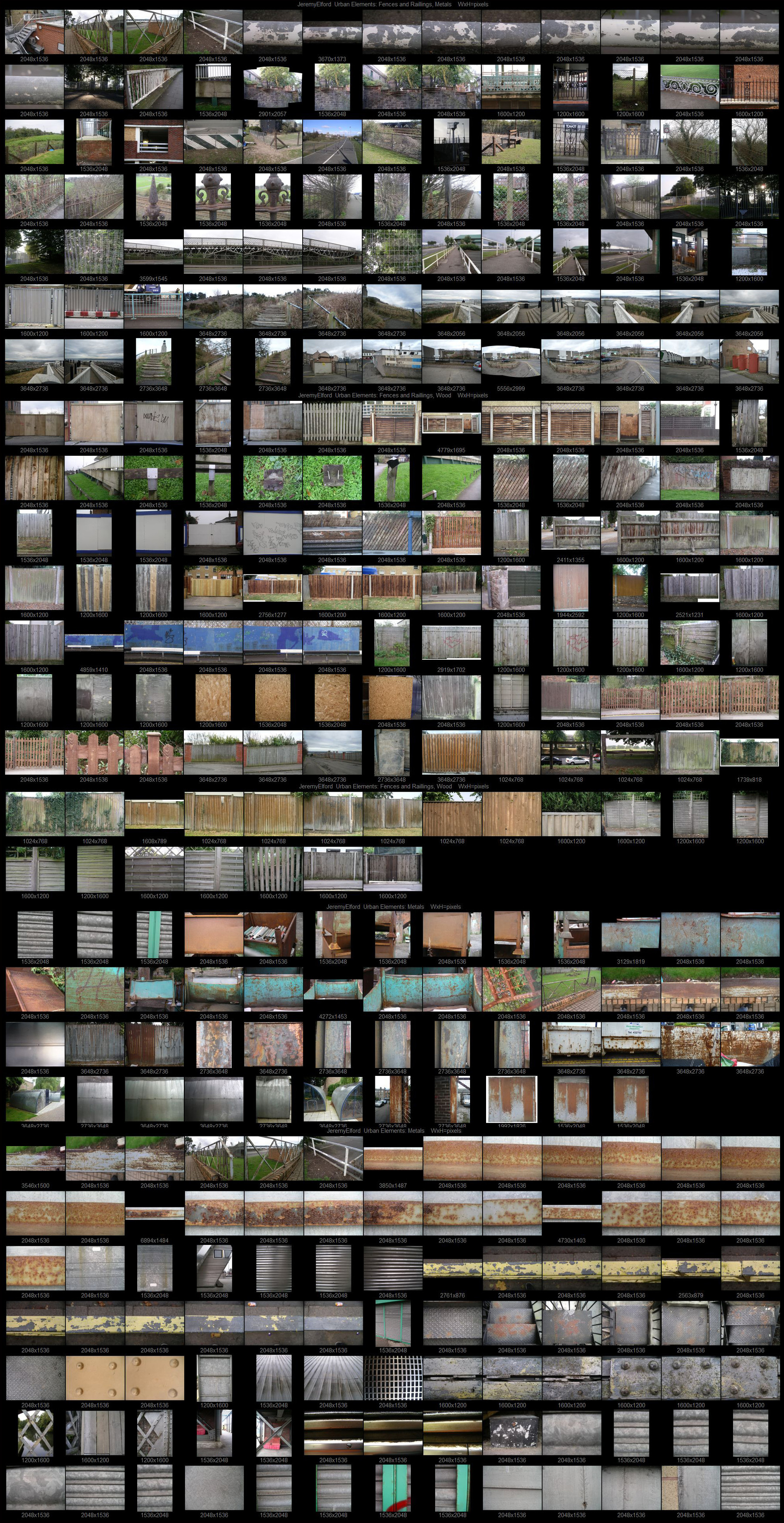 ArtStation - Urban Elements Texture Reference 1 | Resources