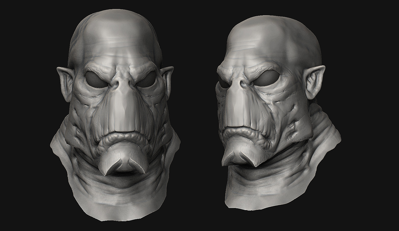 ArtStation - 12 Aliens Heads | Resources