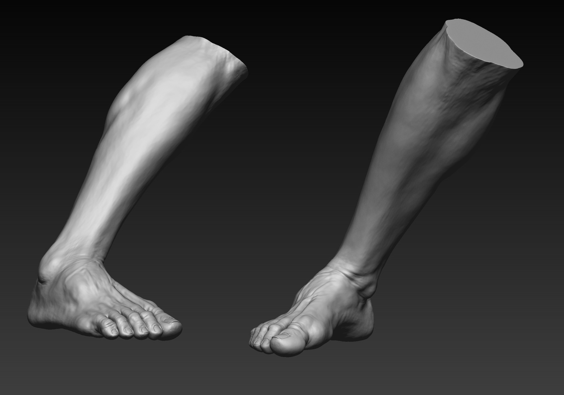 ArtStation - 12 Male Feet | Resources