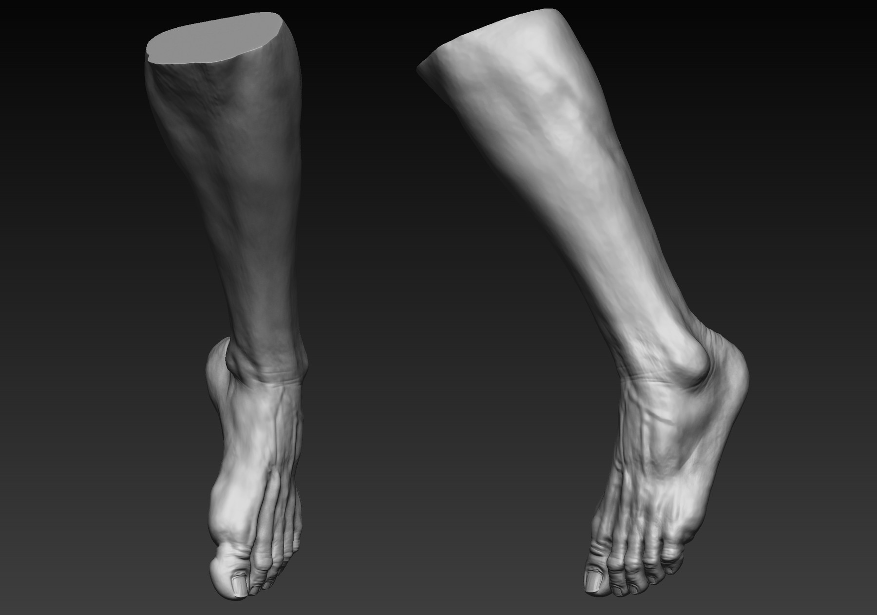 ArtStation - 12 Male Feet | Resources
