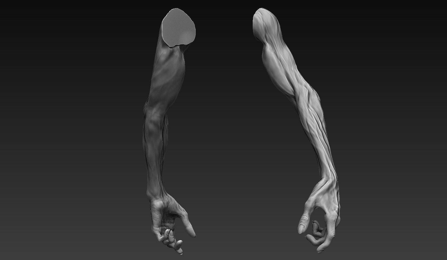 ArtStation - Zombie Arms 12 Poses | Resources