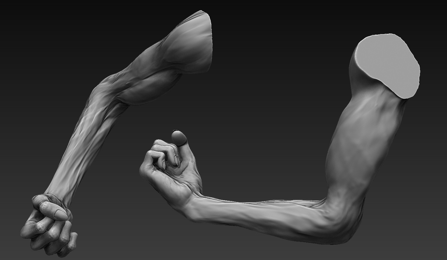 ArtStation - Zombie Arms 12 Poses | Resources