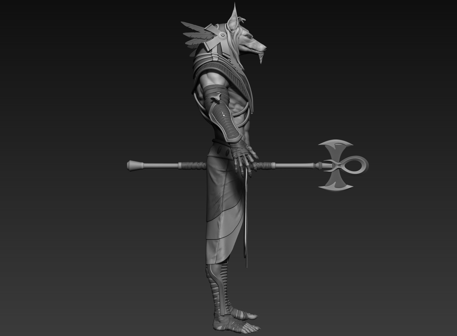 ArtStation - Anubis Zbrush Model | Resources
