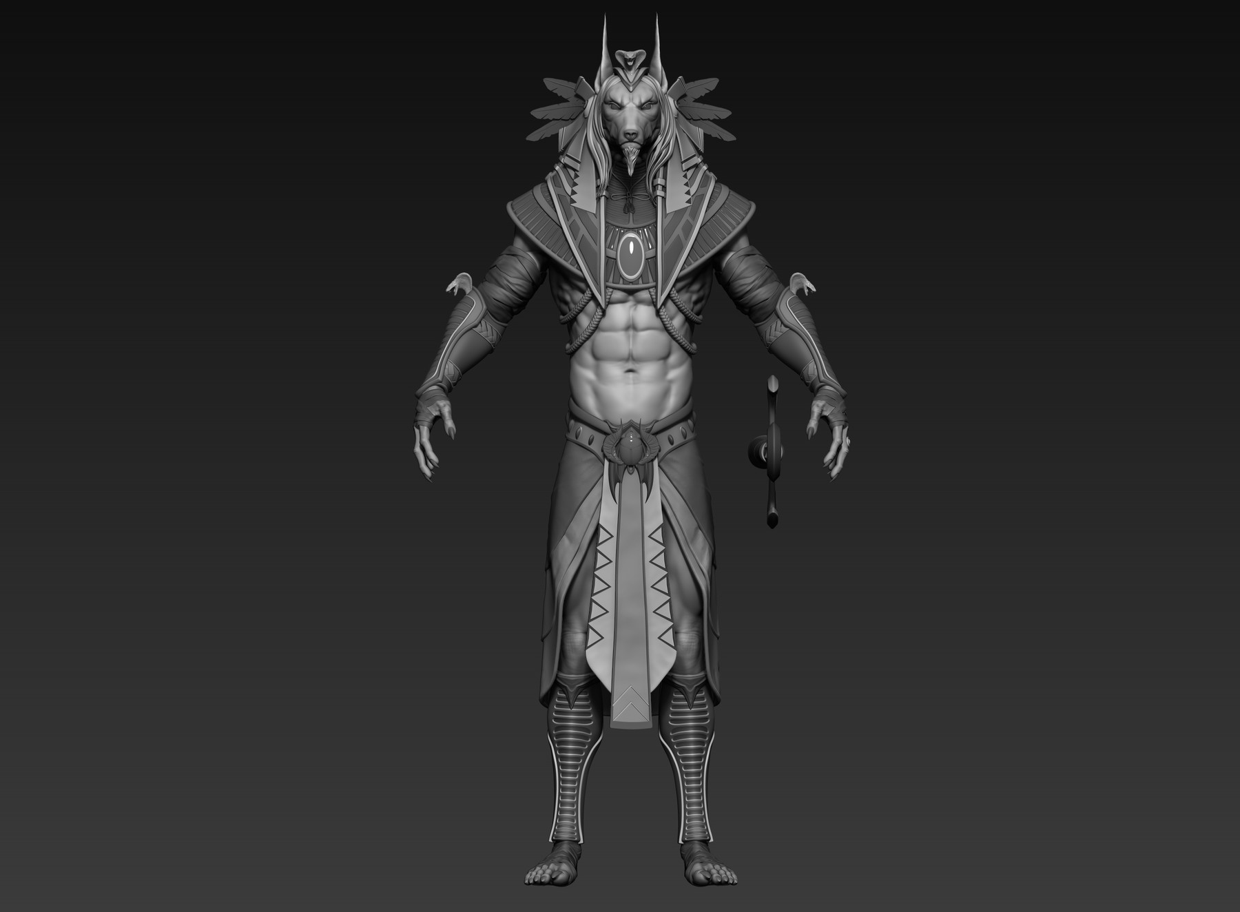 ArtStation - Anubis Zbrush Model | Resources