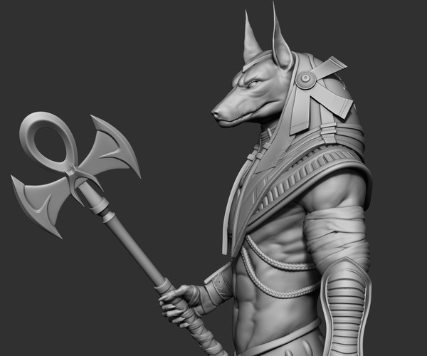 ArtStation - Anubis 3d Printable | Resources