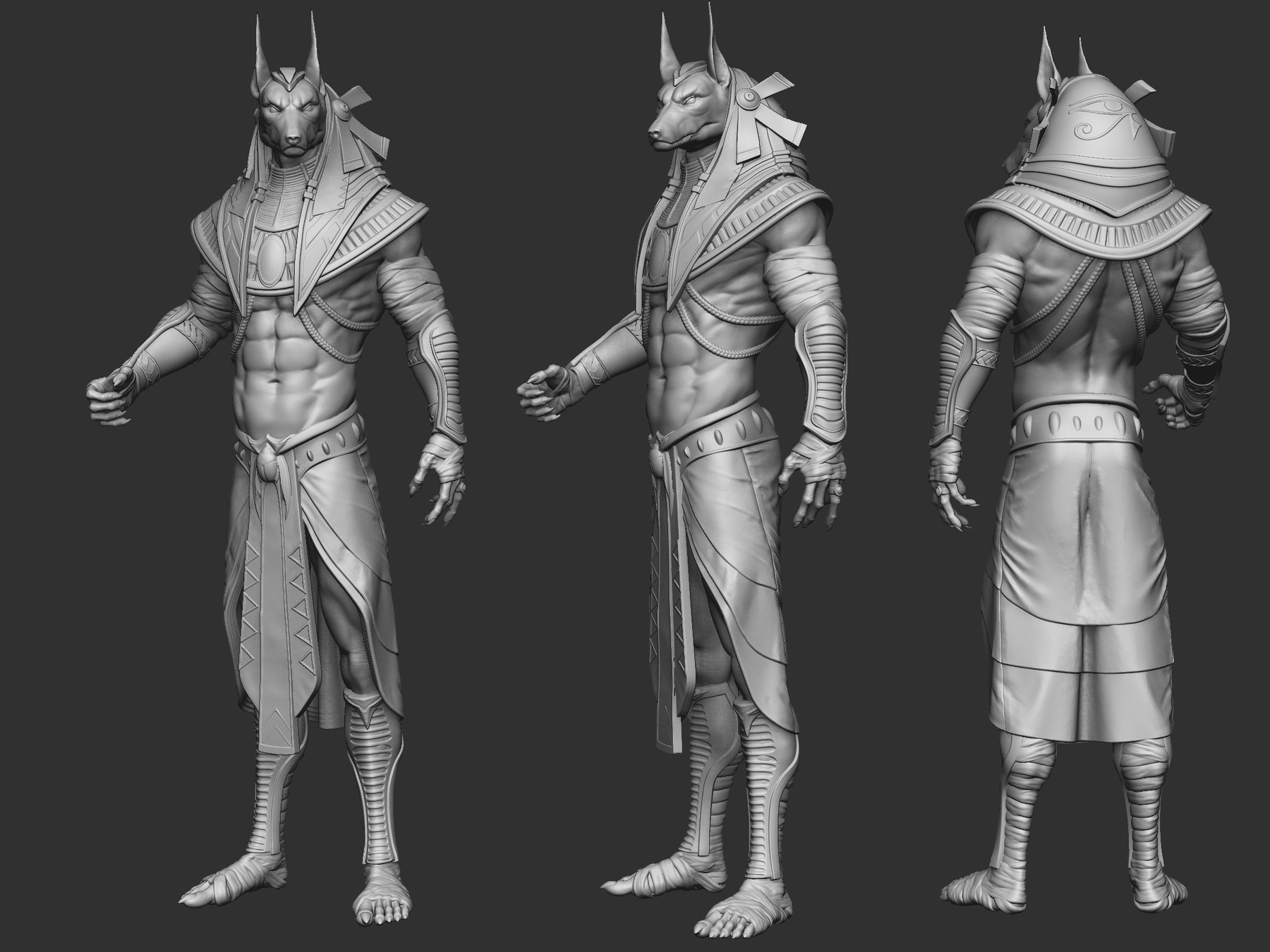 ArtStation - Anubis 3d Printable | Resources
