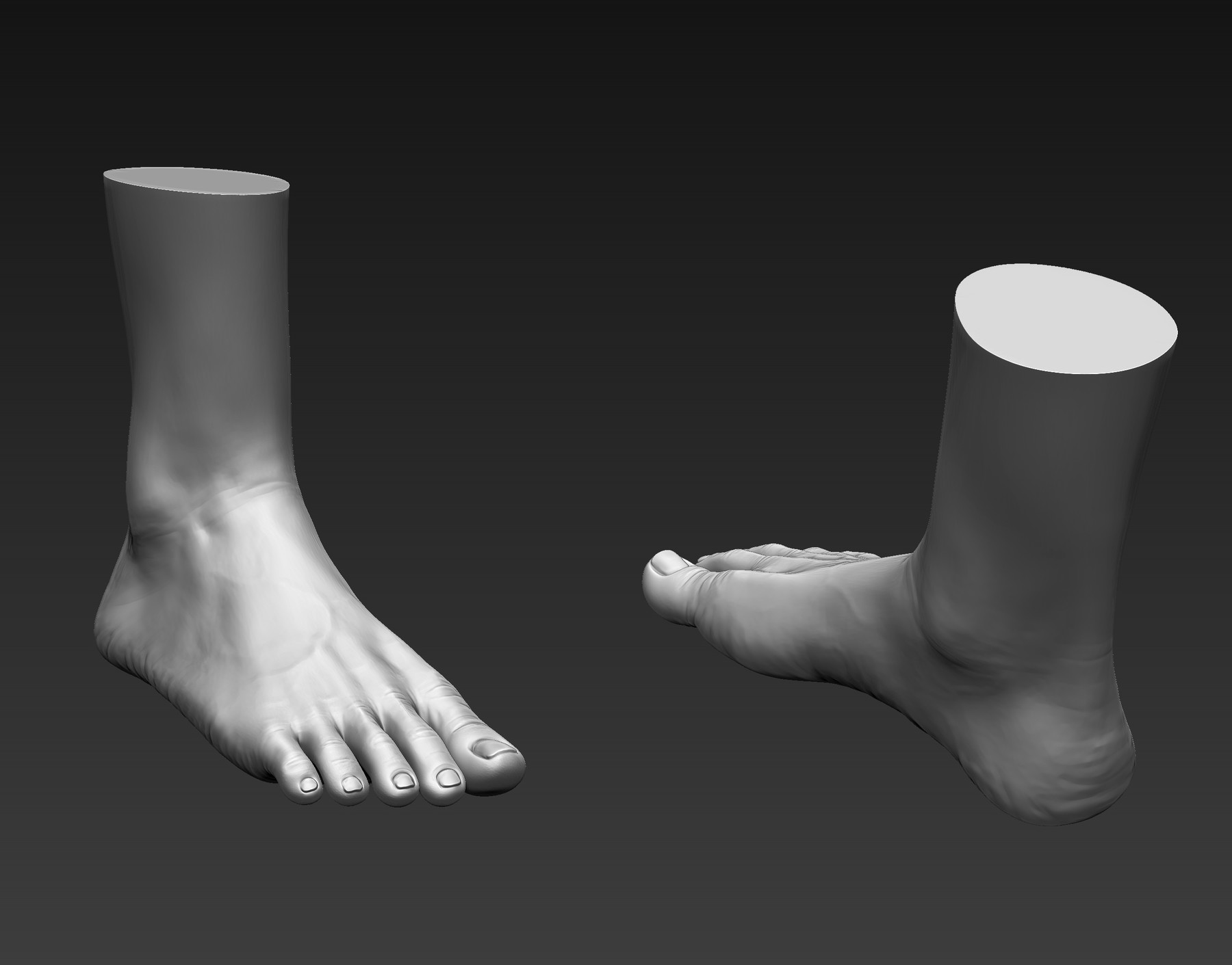 ArtStation - Female Feet 12 Poses | Resources