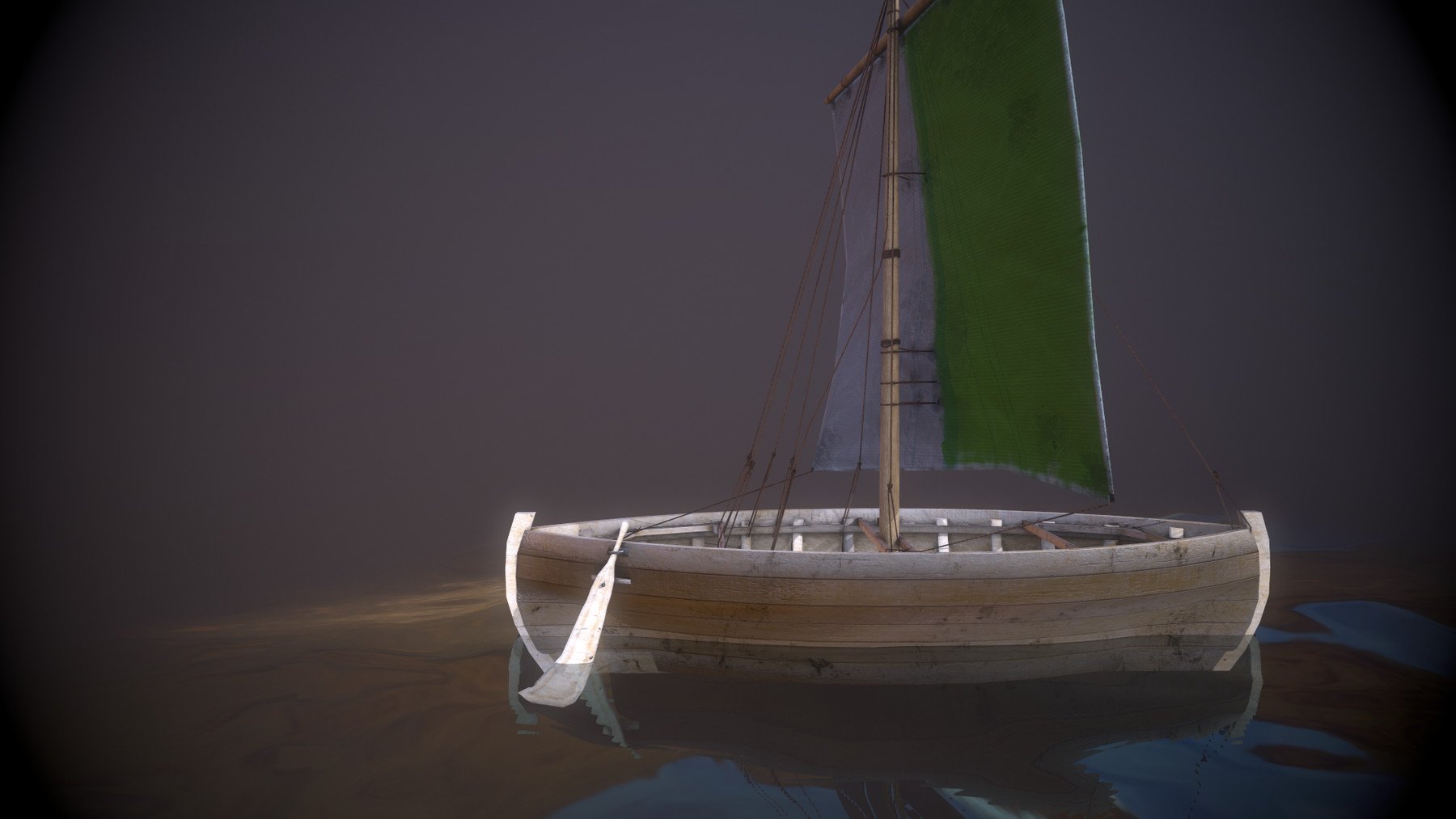 ArtStation - Knarr - Medieval Sailboat | Game Assets
