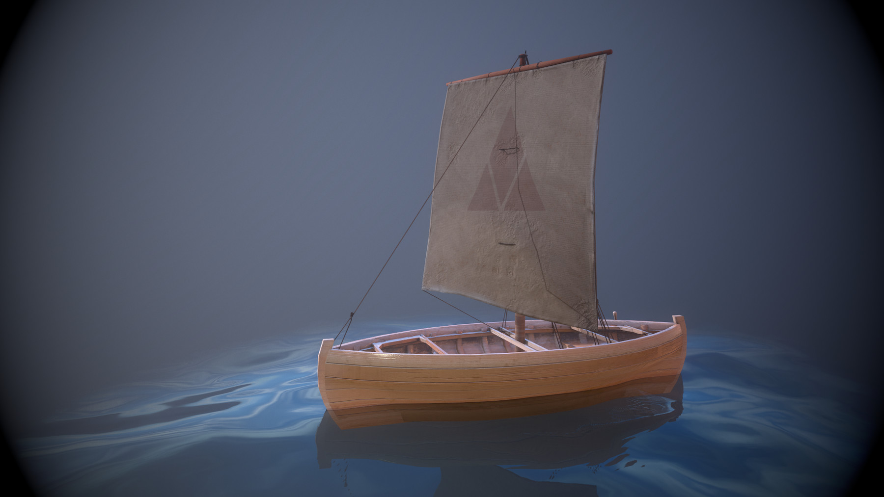 Insya 3D - Knarr - Medieval Sailboat