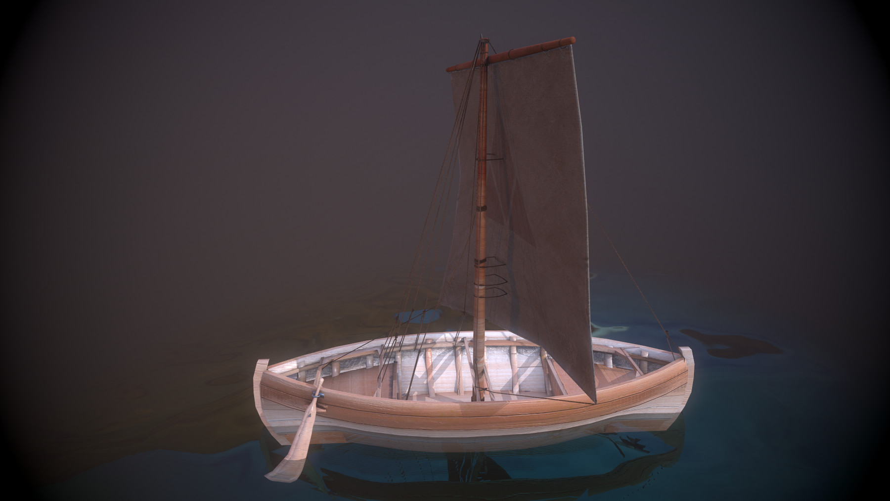 ArtStation - Knarr - Medieval Sailboat | Game Assets