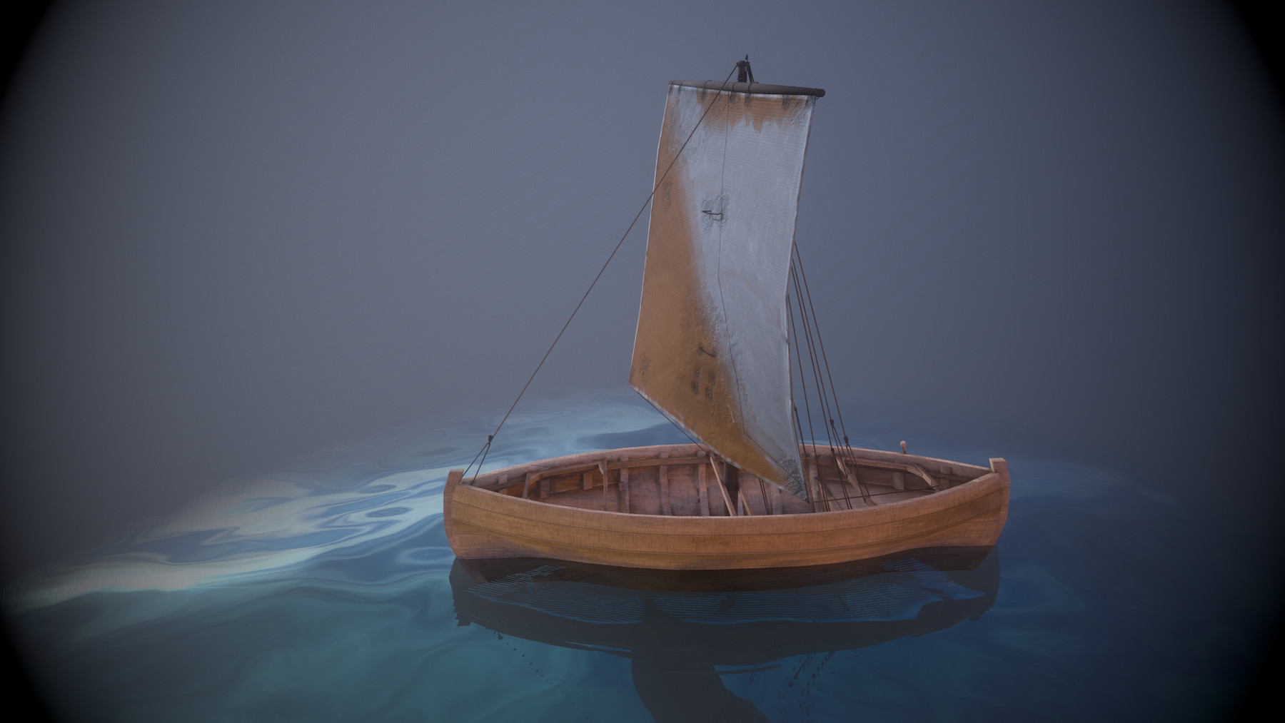 ArtStation - Knarr - Medieval Sailboat | Game Assets