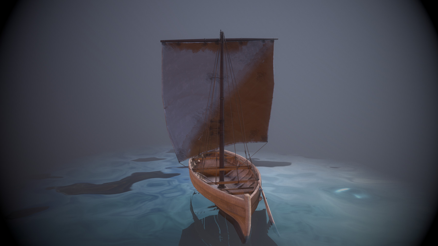 ArtStation - Knarr - Medieval Sailboat | Game Assets