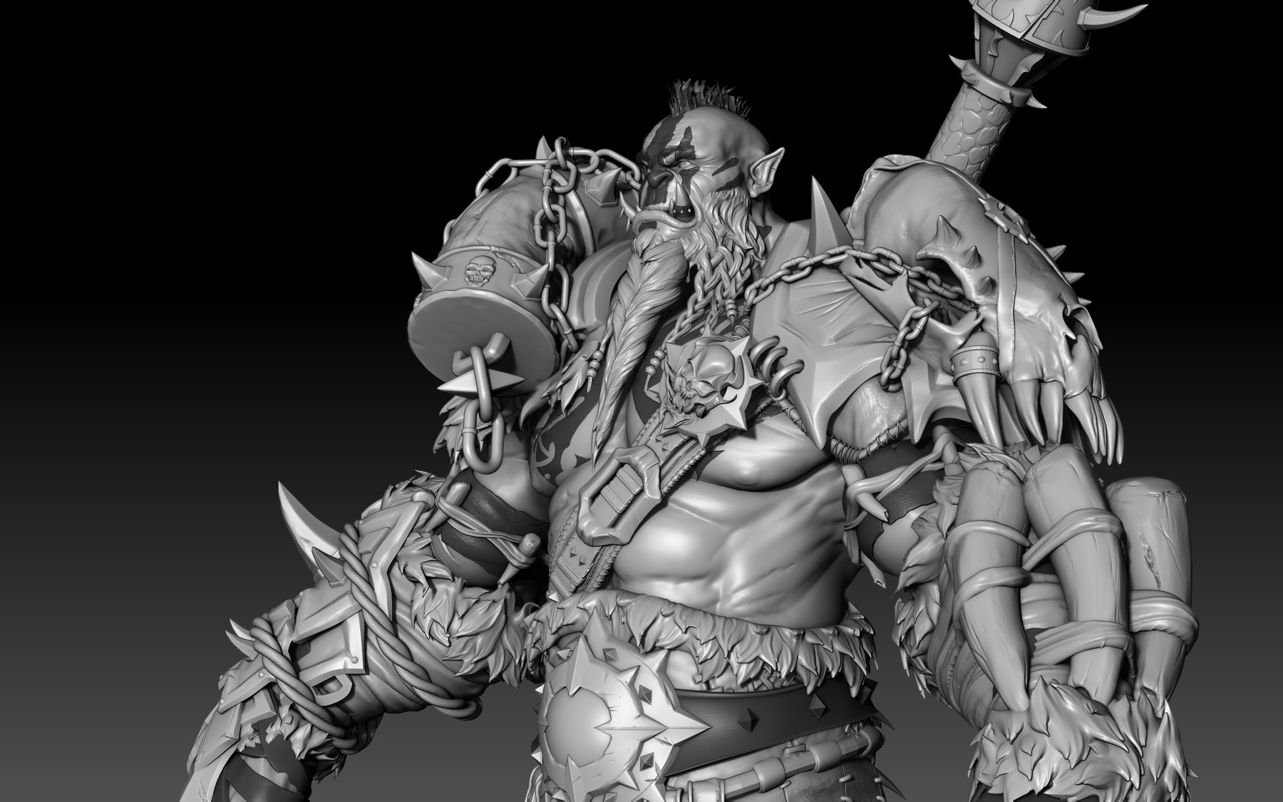 ArtStation - Orc Zbrush | Resources