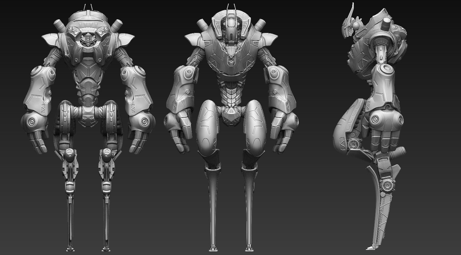 ArtStation - Mech Mantis Zbrush | Resources