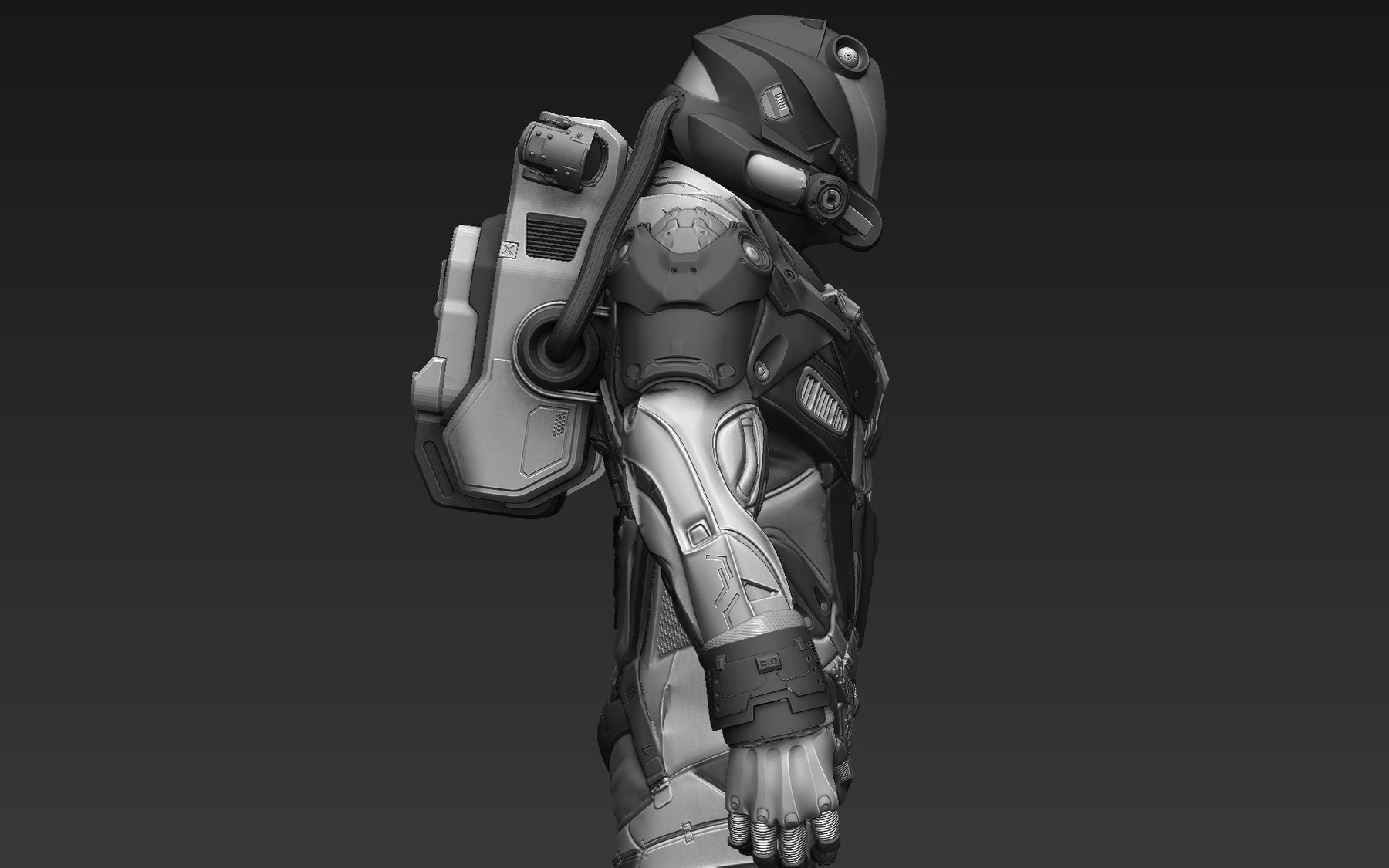 ArtStation - Space Suit Zbrush | Resources