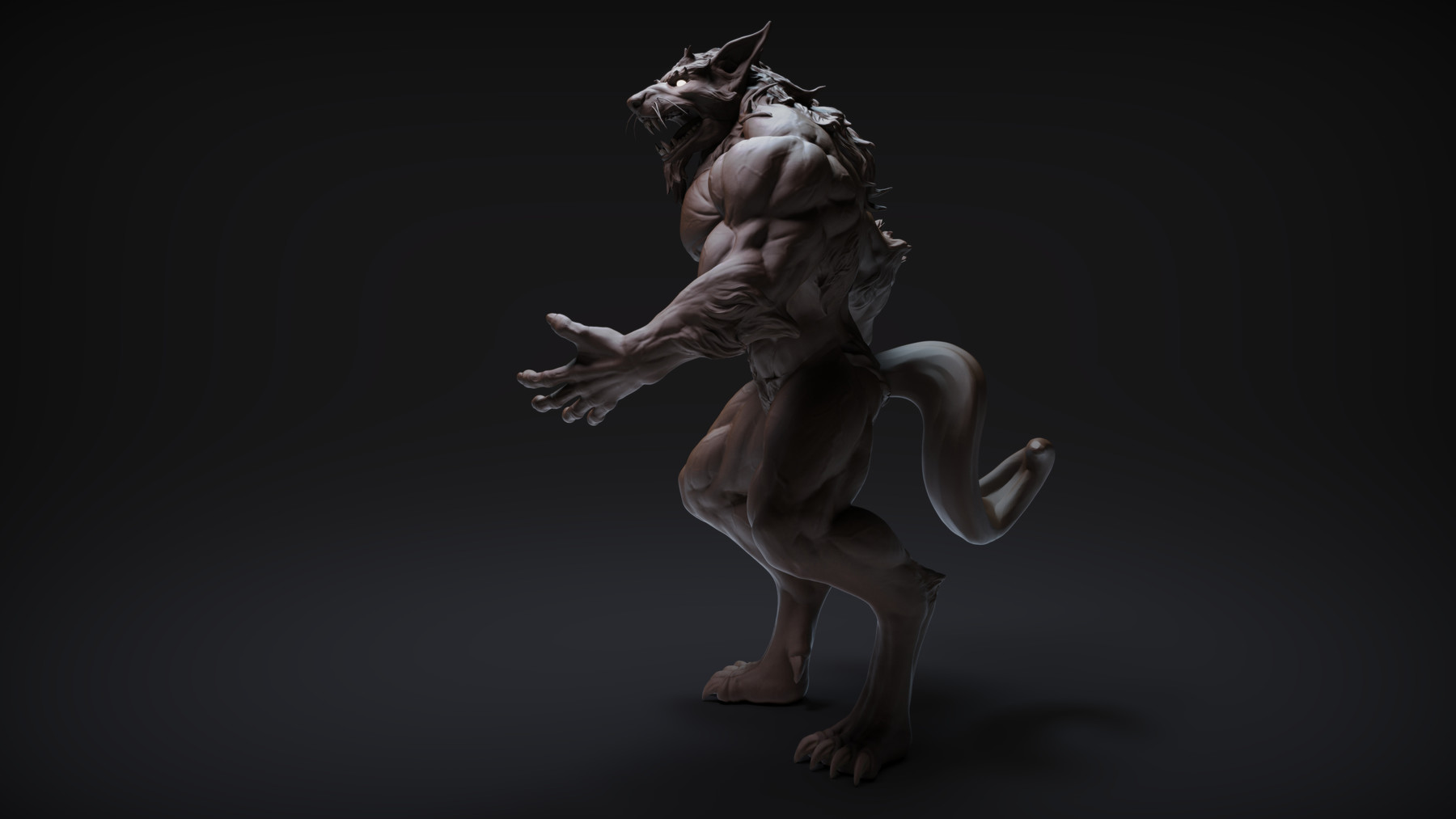 ArtStation - Warewolf 3D Printable | Resources