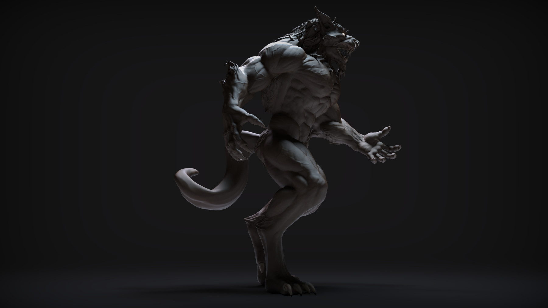ArtStation - Warewolf 3D Printable | Resources
