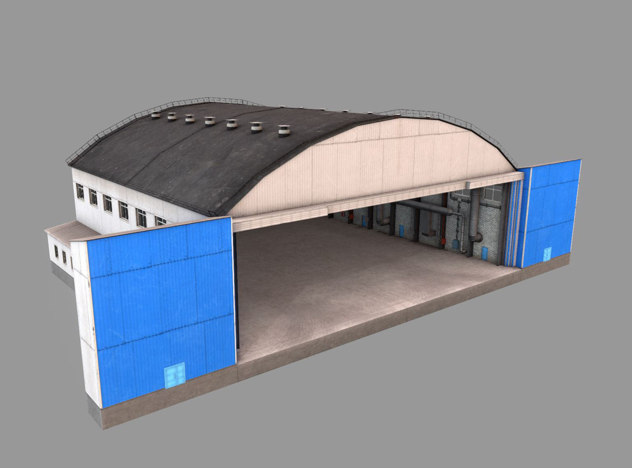 ArtStation - Airport Hangar1 UEEE | Resources