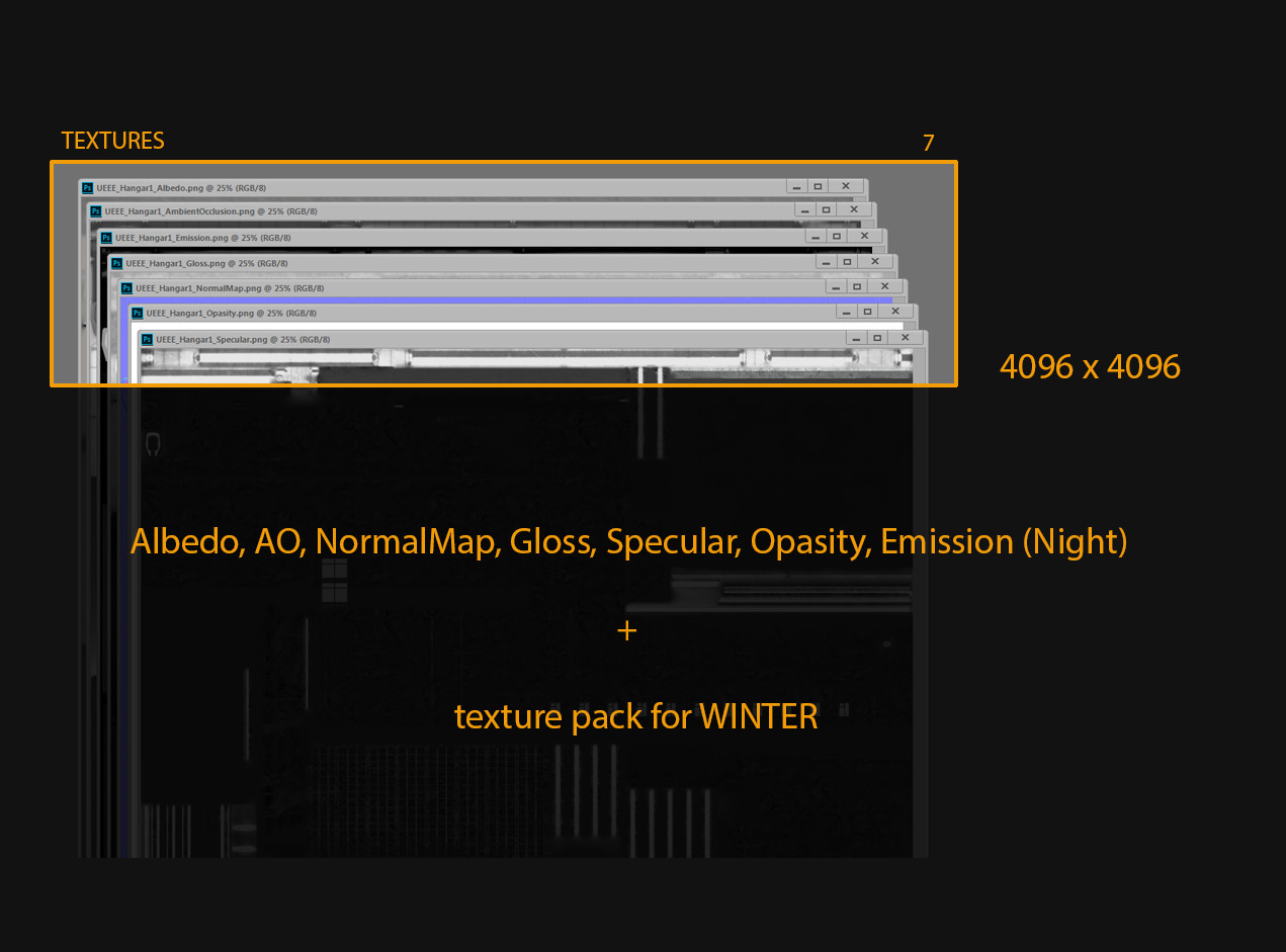 ArtStation - Airport Hangar1 UEEE | Resources