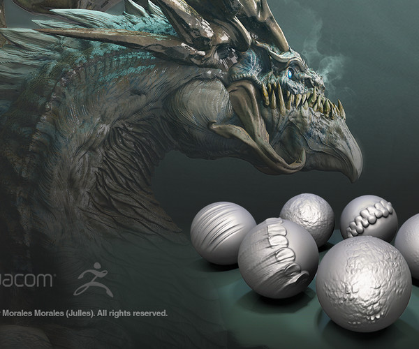 ArtStation - Dragons Wacom Latin America Contest | Brushes