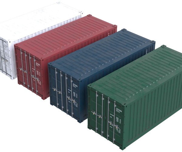 ArtStation - Cargo Container 2B | Game Assets