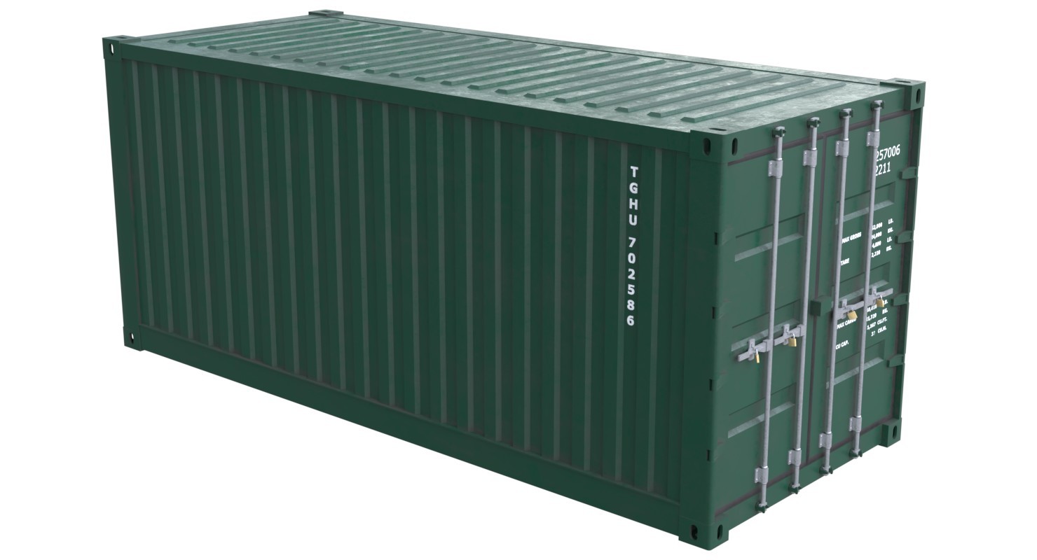 ArtStation - Cargo Container 2B | Game Assets