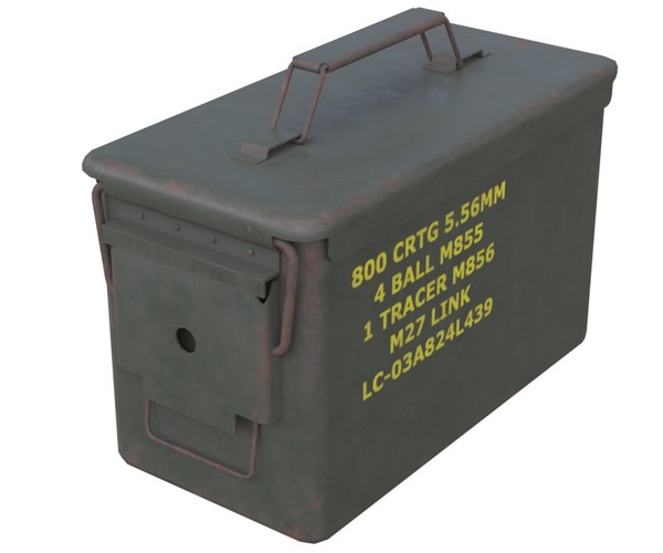 ArtStation - Ammunition Box 1 Rusty | Game Assets