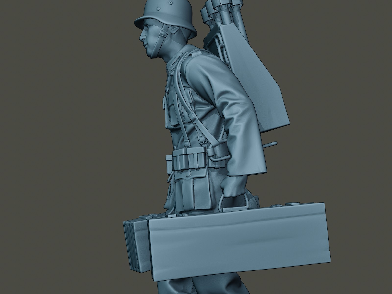 ArtStation - German soldier ww2 carrying rockets G4 | Resources