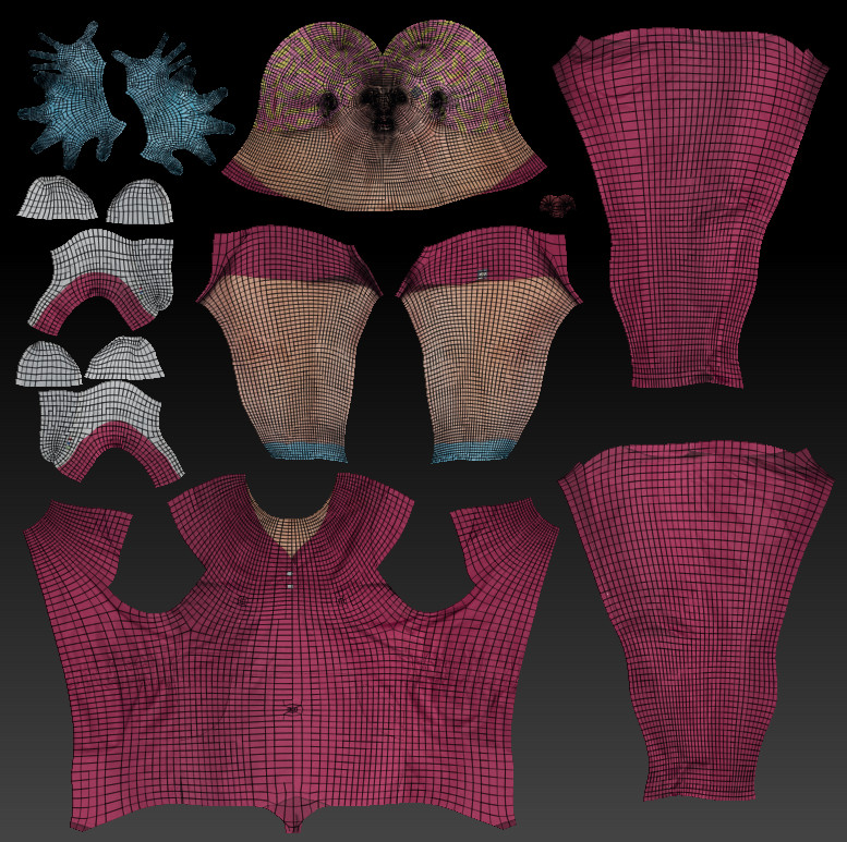 ArtStation - Animated surgical doctor female: walking, working, sitting ...