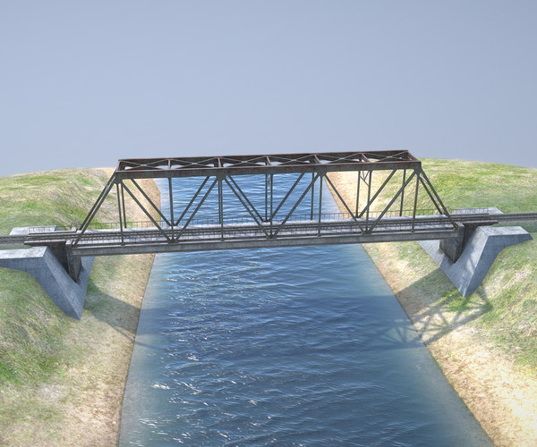 ArtStation - RW Bridge Vologda-II mono ferma | Resources