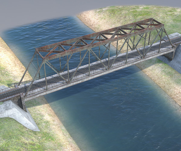 ArtStation - RW Bridge Vologda-II mono ferma | Resources
