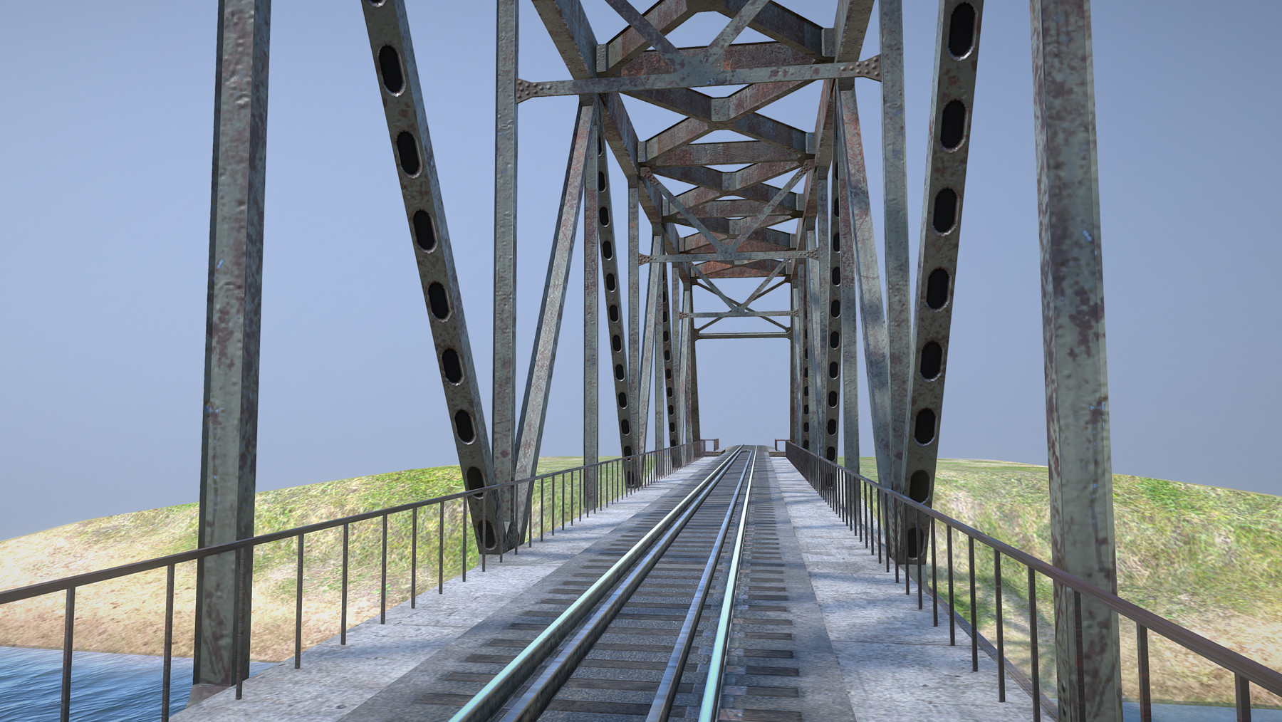 ArtStation - RW Bridge Vologda-II mono ferma | Resources