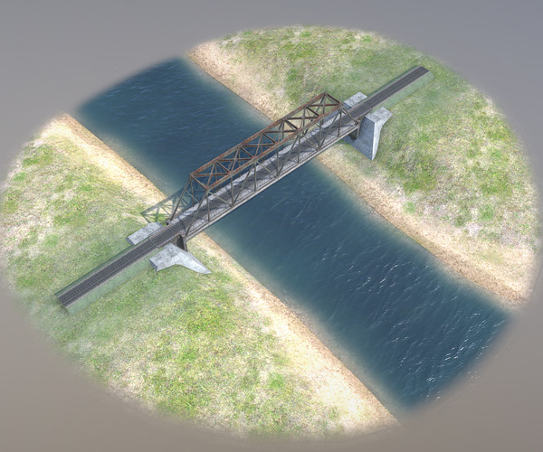 ArtStation - RW Bridge Vologda-II mono ferma | Resources