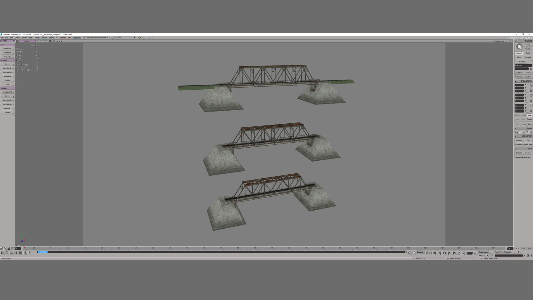 ArtStation - RW Bridge Vologda-II mono ferma | Resources