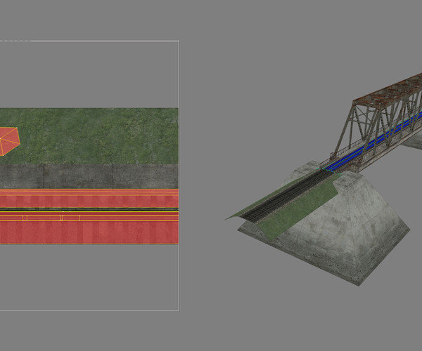 ArtStation - RW Bridge Vologda-II mono ferma | Resources