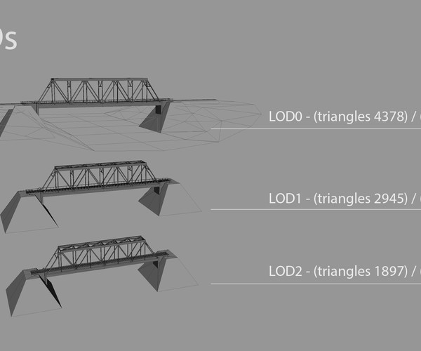 ArtStation - RW Bridge Vologda-II mono ferma | Resources